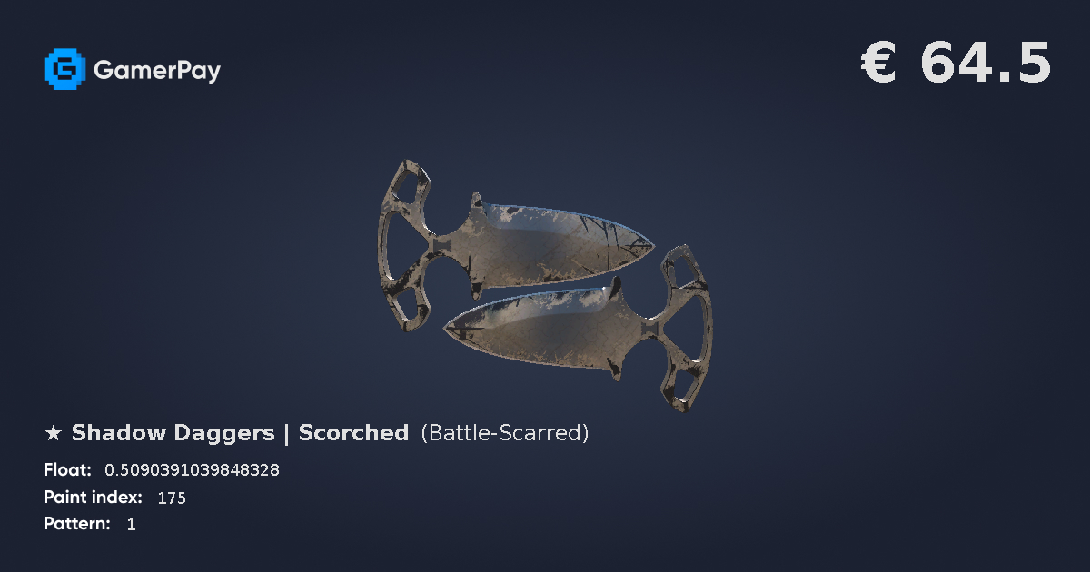 Shadow Daggers | Scorched on GamerPay