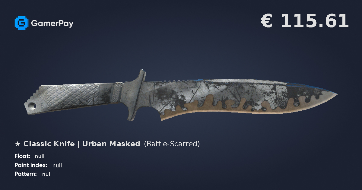 Classic Knife | Urban Masked on GamerPay