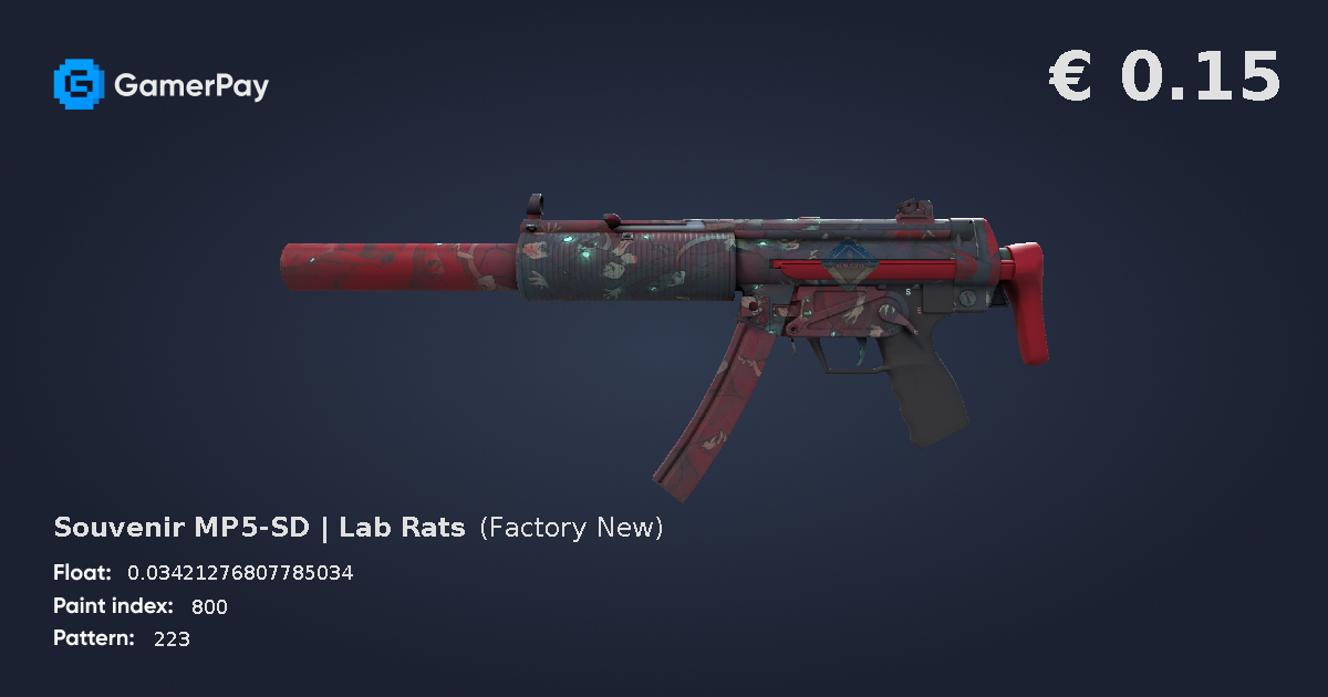 Souvenir MP5-SD | Lab Rats on GamerPay