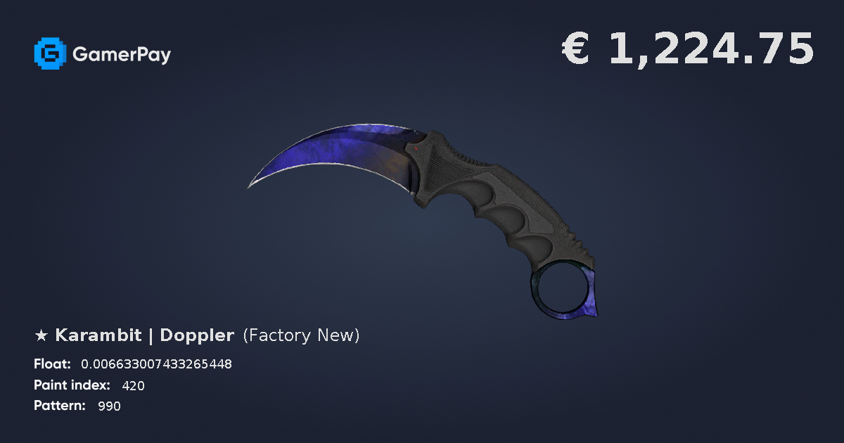 Karambit | Doppler Phase 3 on GamerPay