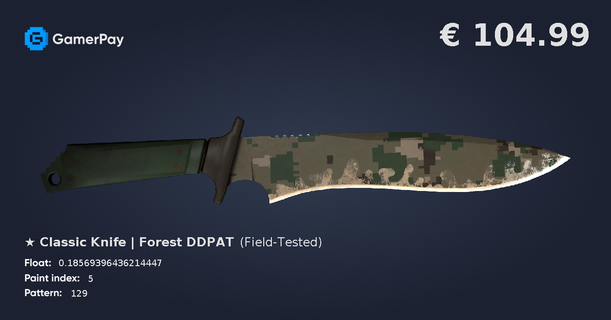 Classic Knife | Forest DDPAT on GamerPay