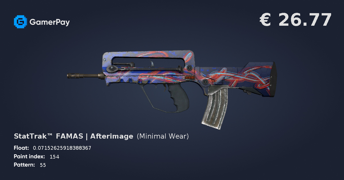 StatTrak™ FAMAS | Afterimage on GamerPay