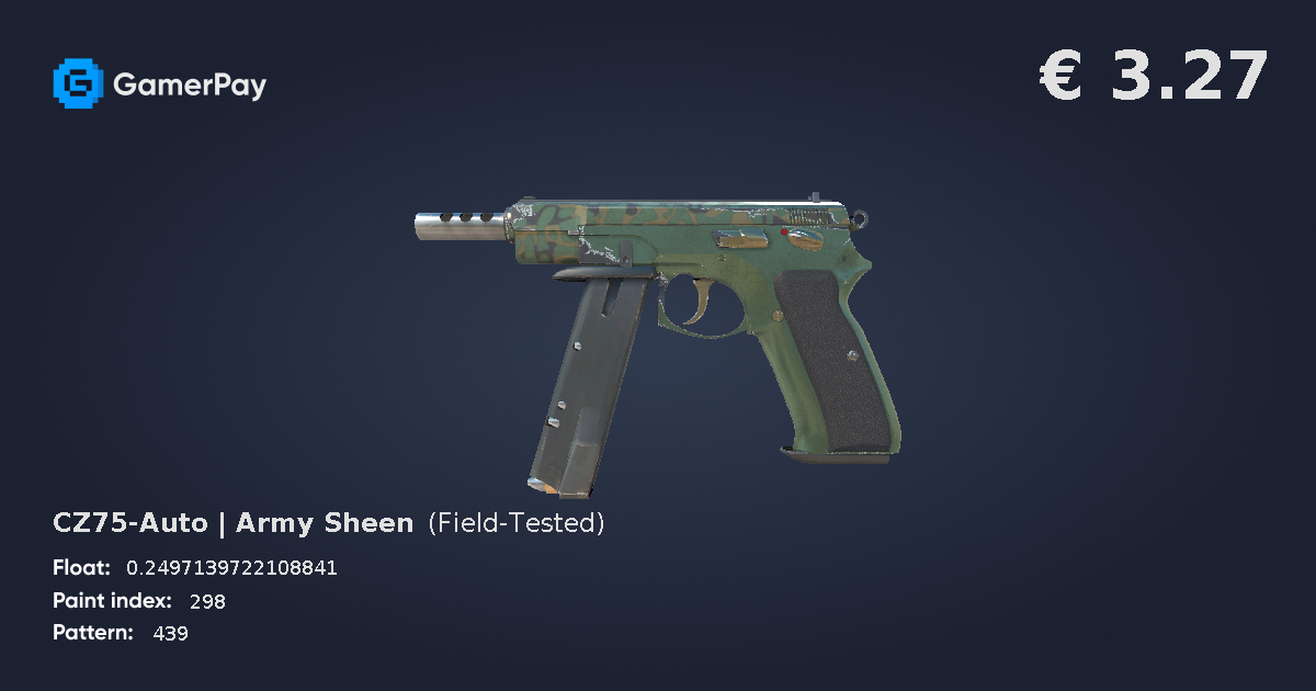 CZ75-Auto | Army Sheen on GamerPay