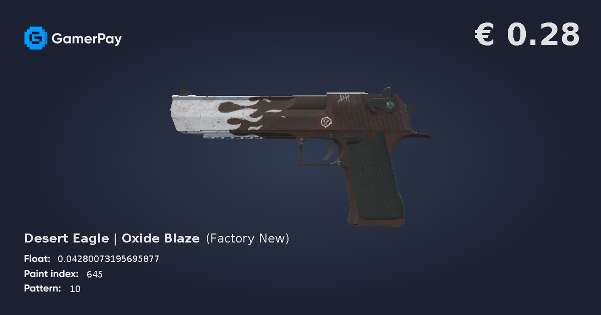 Desert Eagle | Oxide Blaze on GamerPay