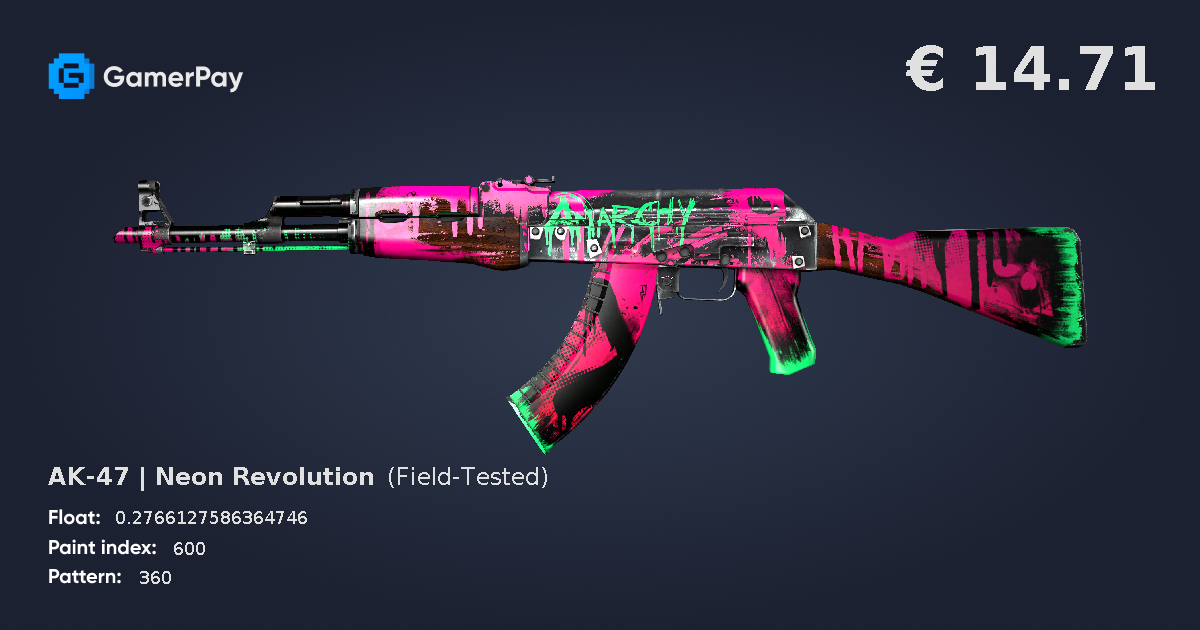 AK-47 | Neon Revolution on GamerPay
