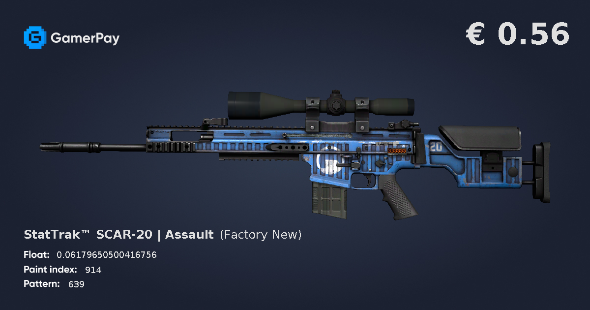StatTrak™ SCAR-20 | Assault on GamerPay