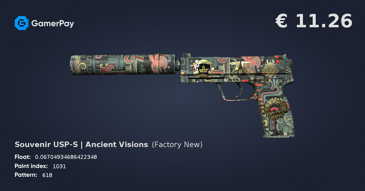 Souvenir USP-S | Ancient Visions on GamerPay
