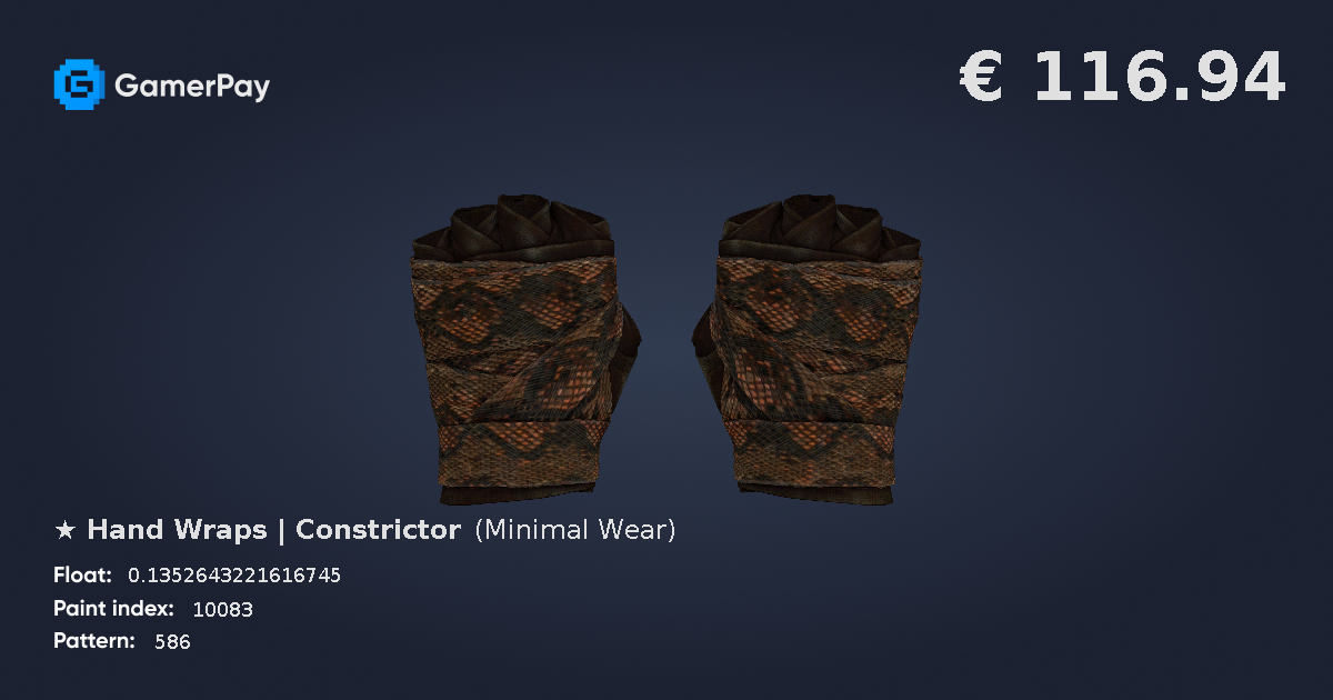 Hand Wraps | Constrictor on GamerPay
