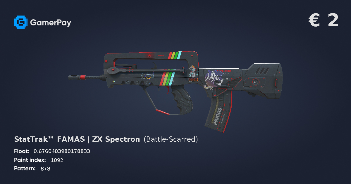StatTrak™ FAMAS | ZX Spectron on GamerPay