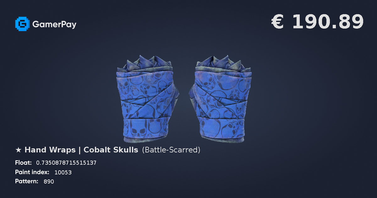 Hand Wraps | Cobalt Skulls on GamerPay