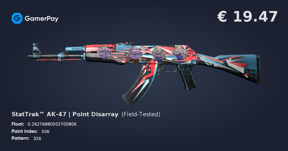 StatTrak™ AK-47 | Point Disarray on GamerPay