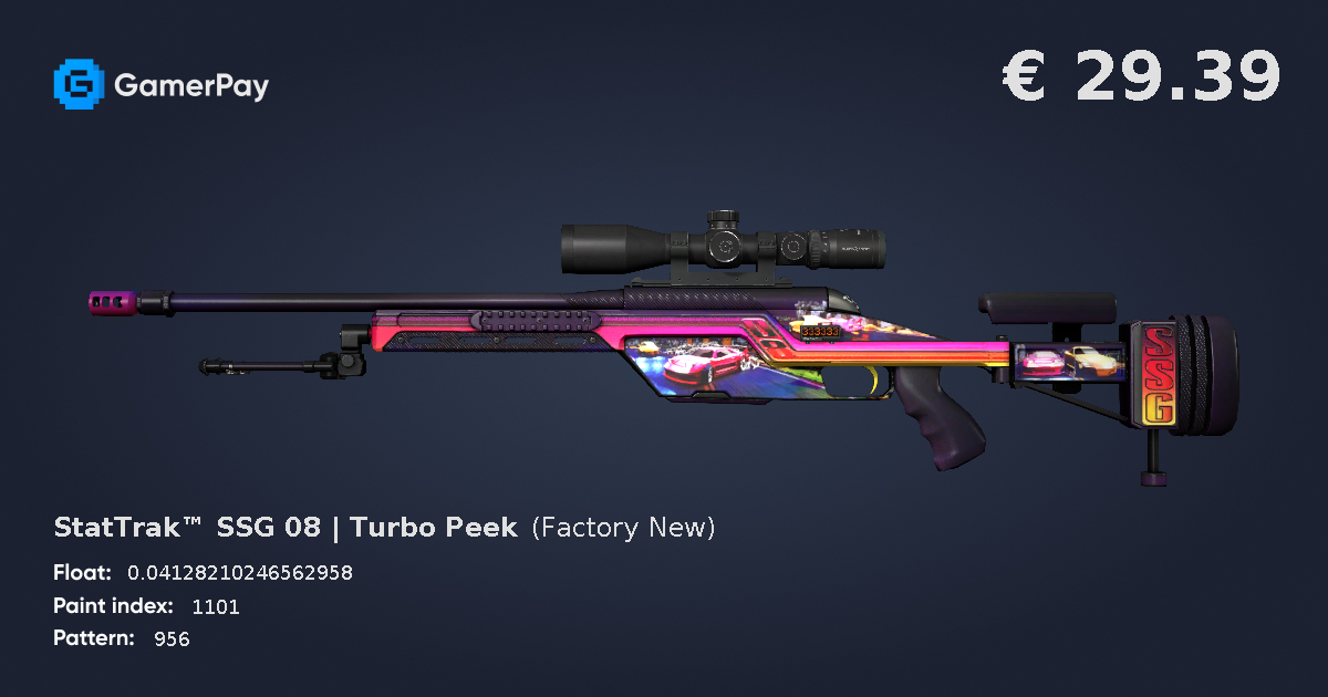 StatTrak™ SSG 08 | Turbo Peek on GamerPay