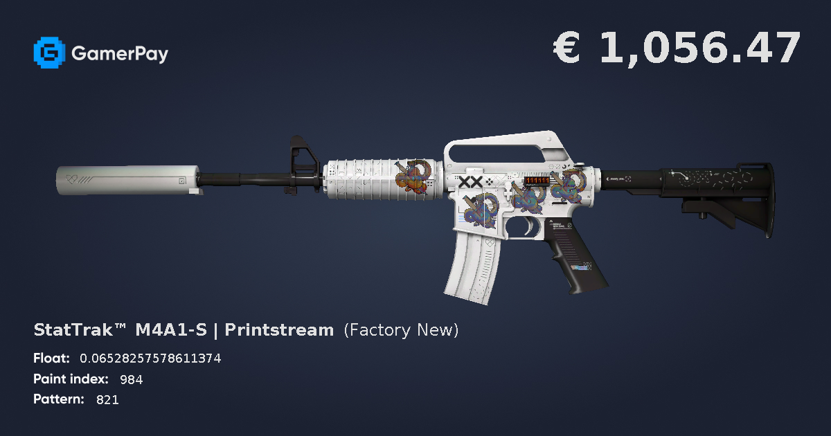 StatTrak™ M4A1-S | Printstream on GamerPay