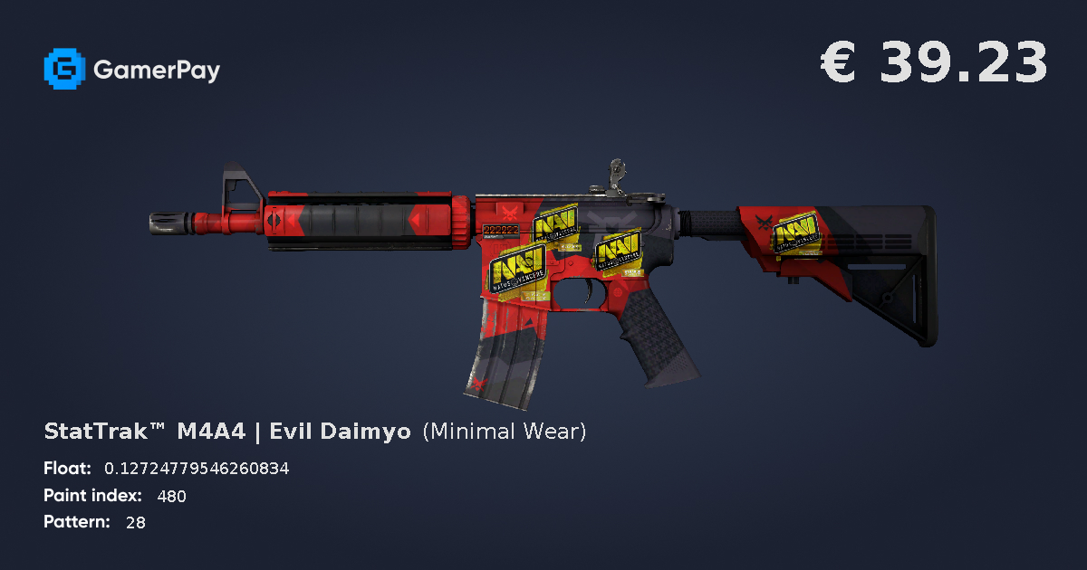 StatTrak™ M4A4 | Evil Daimyo on GamerPay