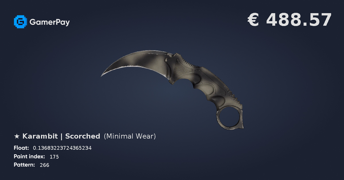 Karambit | Scorched on GamerPay