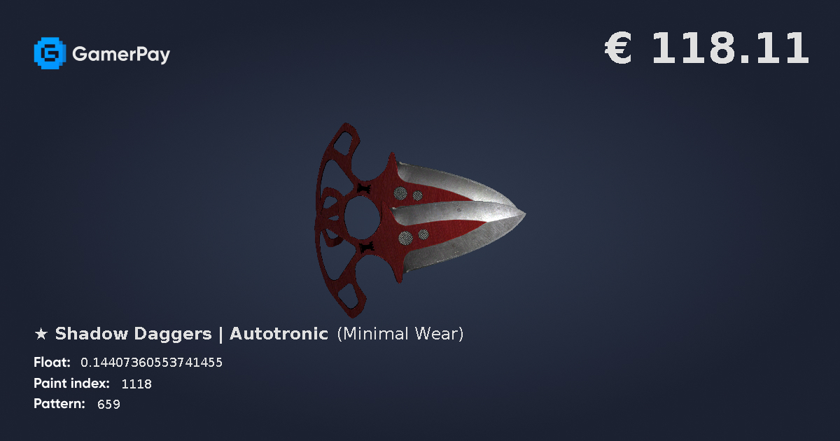 Shadow Daggers | Autotronic on GamerPay