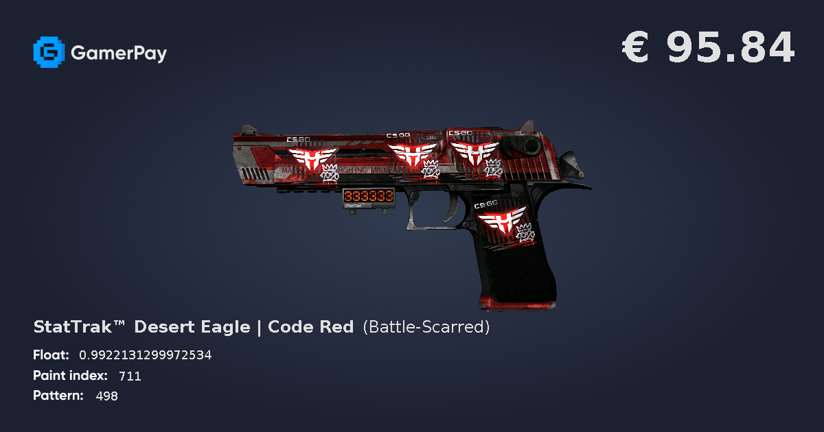 StatTrak™ Desert Eagle | Code Red on GamerPay