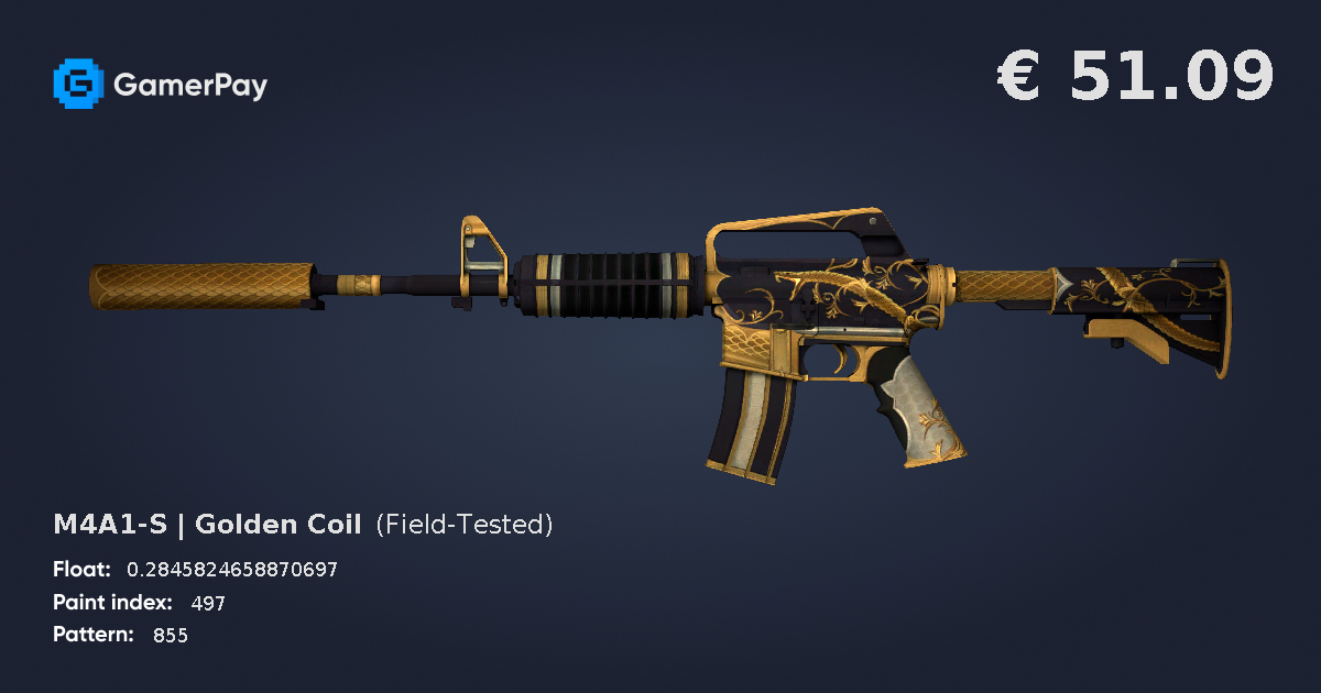 M4A1-S | Golden Coil on GamerPay