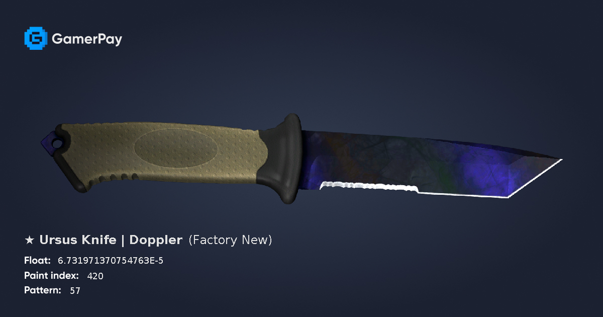 Ursus Knife | Doppler Phase 3 on GamerPay