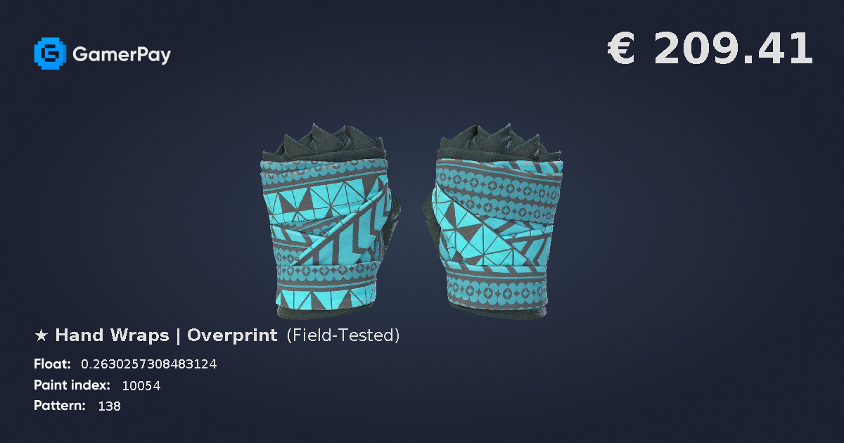 Hand Wraps | Overprint on GamerPay