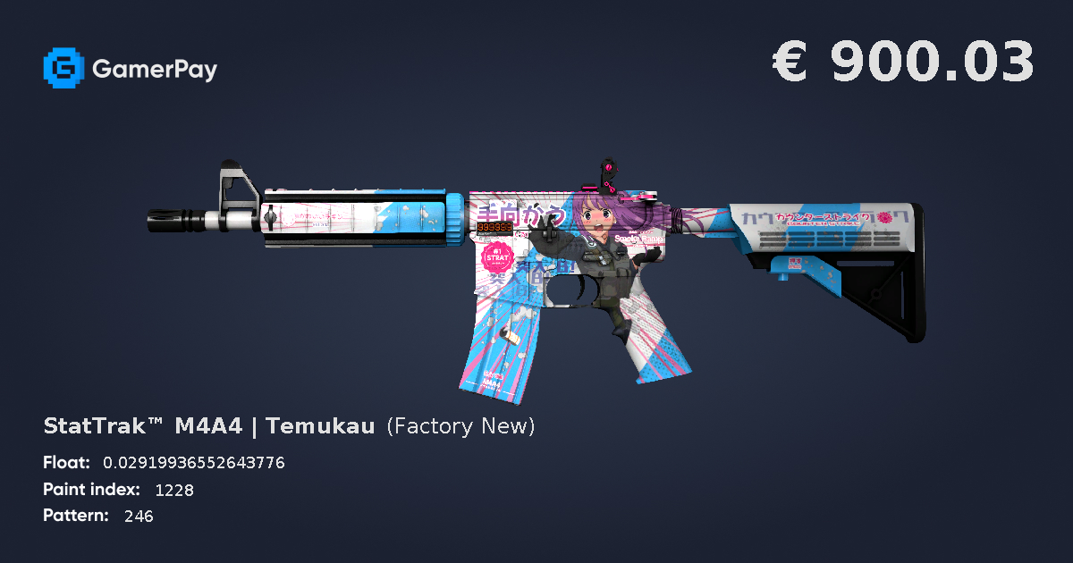 StatTrak™ M4A4 | Temukau on GamerPay