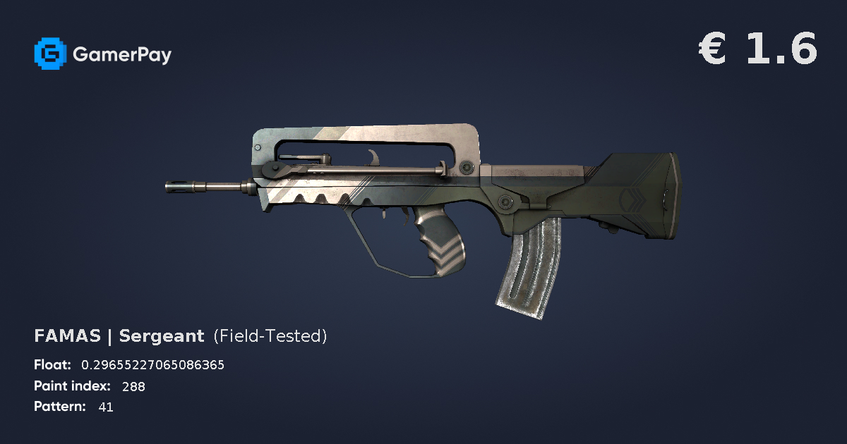 FAMAS | Sergeant on GamerPay