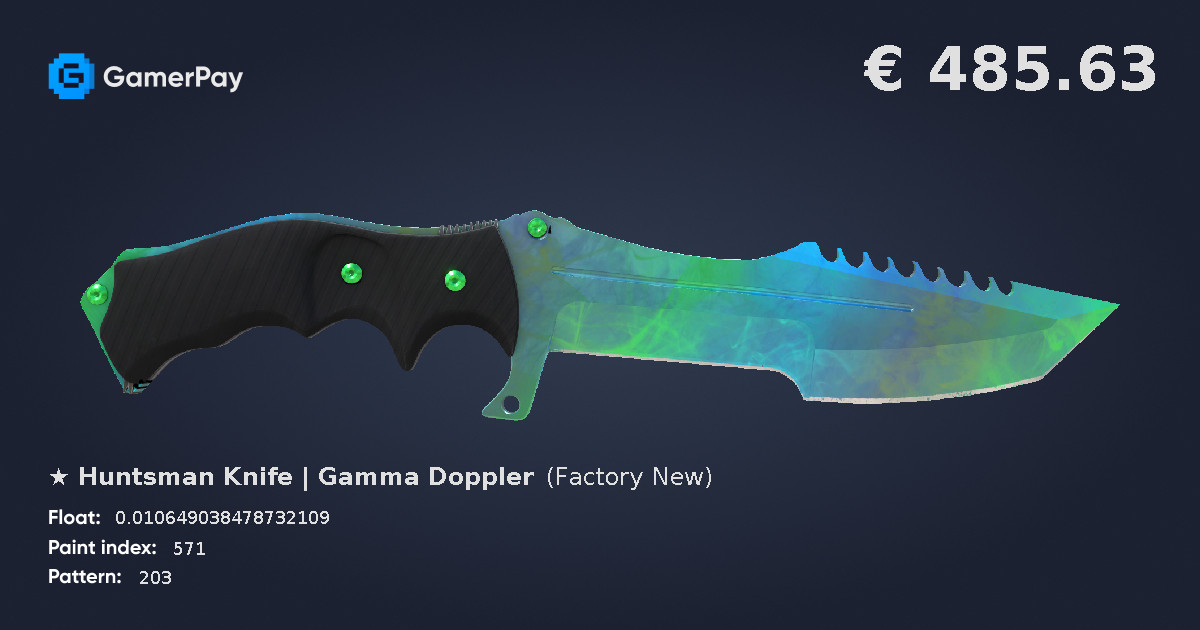 Huntsman Knife | Gamma Doppler Phase 3 on GamerPay