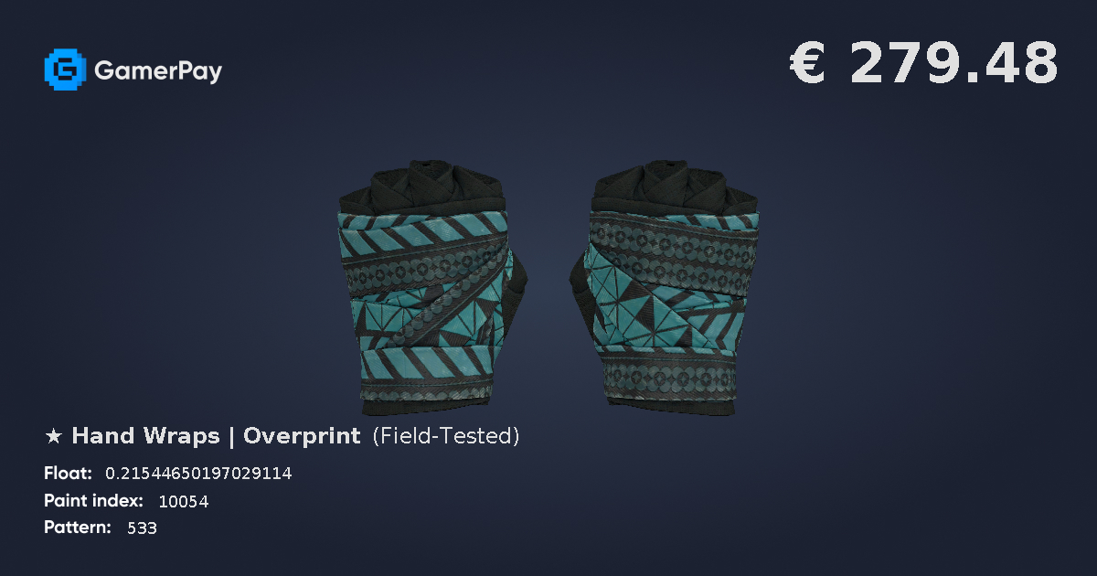 Hand Wraps | Overprint on GamerPay