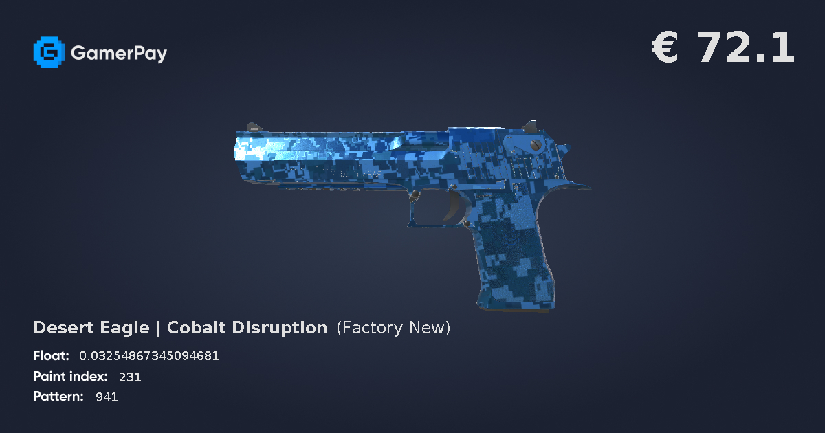 Desert Eagle | Cobalt Disruption on GamerPay
