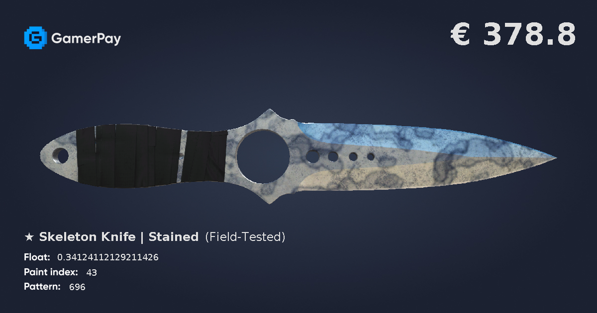 Skeleton Knife | Stained on GamerPay