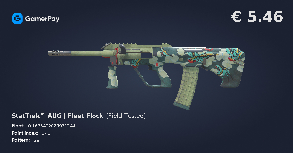 StatTrak™ AUG | Fleet Flock on GamerPay
