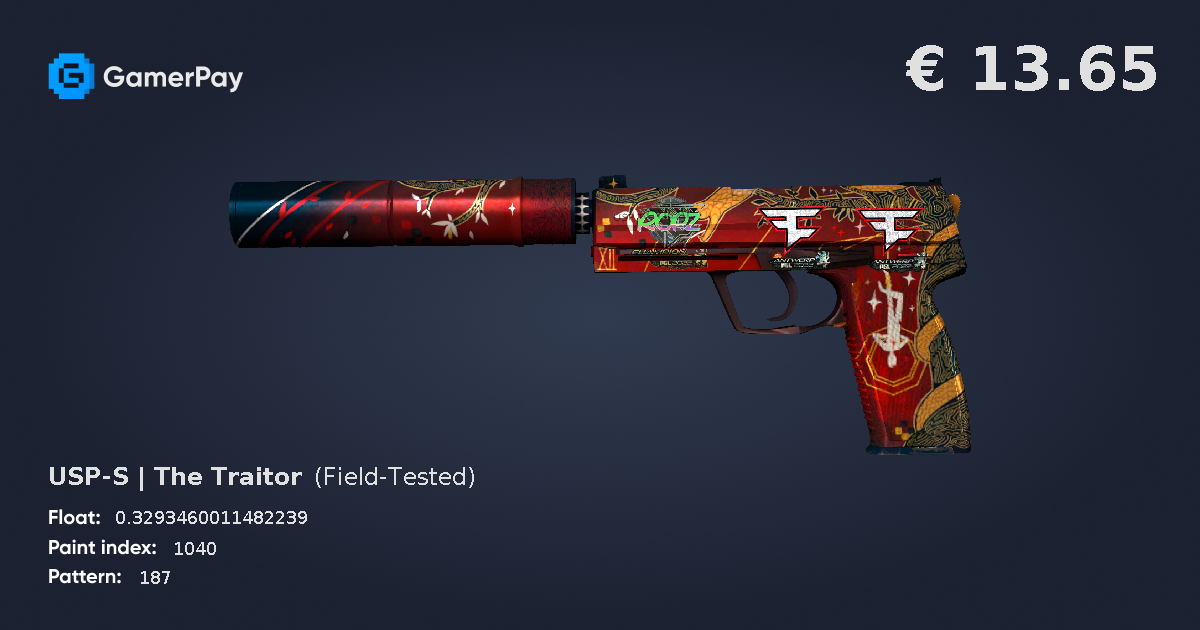 USP S The Traitor On GamerPay usp-s-the-traitor-on-gamerpay