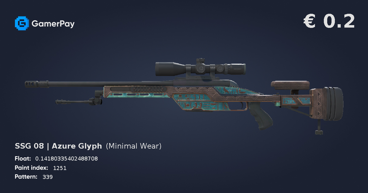 SSG 08 | Azure Glyph on GamerPay