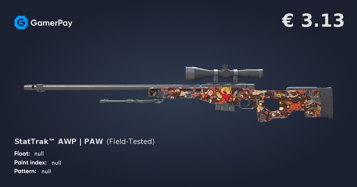 StatTrak™ AWP | PAW on GamerPay