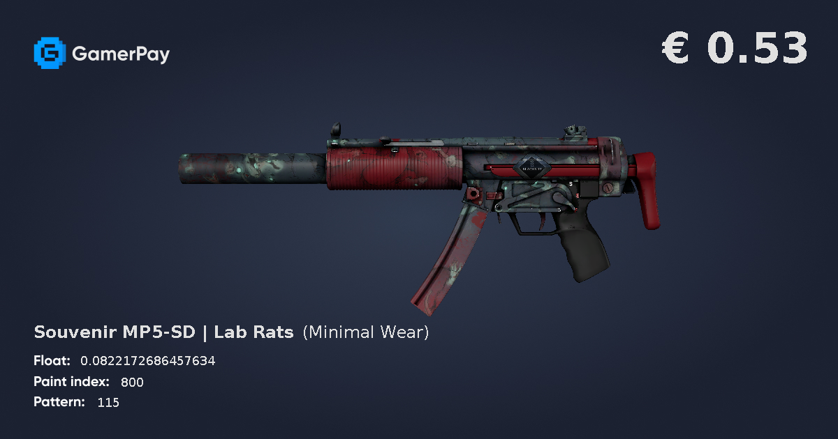 Souvenir MP5-SD | Lab Rats on GamerPay