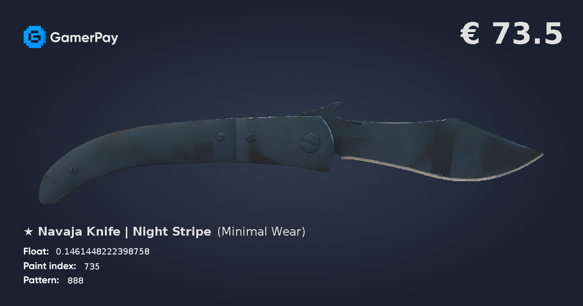 Navaja Knife | Night Stripe on GamerPay