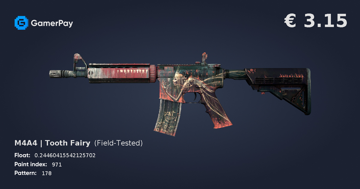 M4A4 | Tooth Fairy on GamerPay