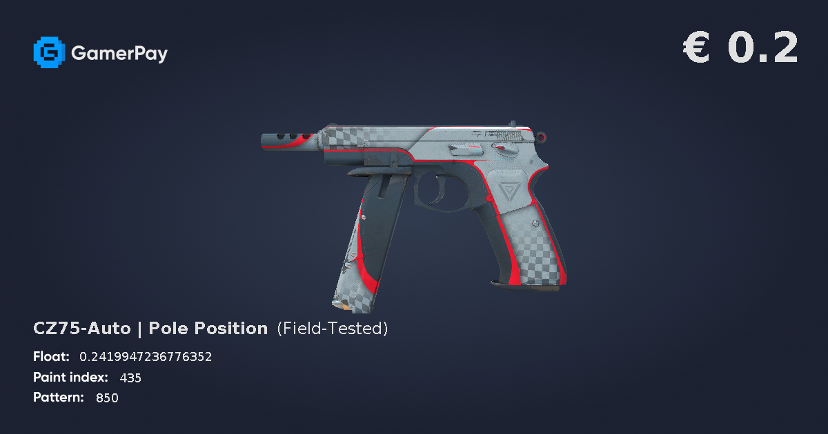CZ75-Auto | Pole Position on GamerPay