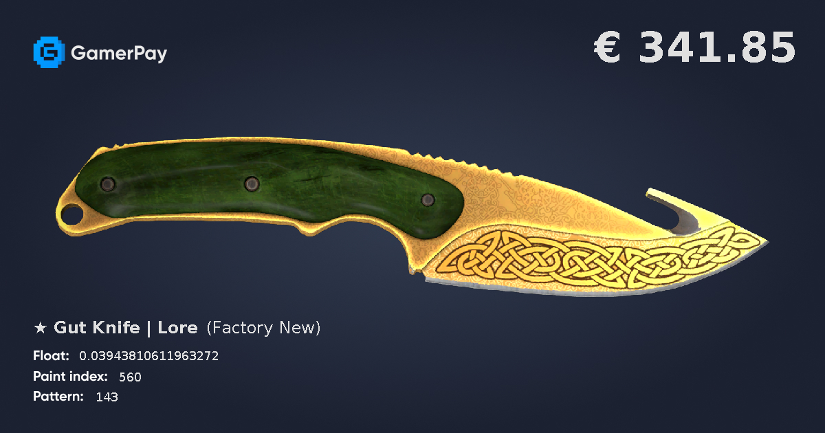 Gut Knife | Lore on GamerPay