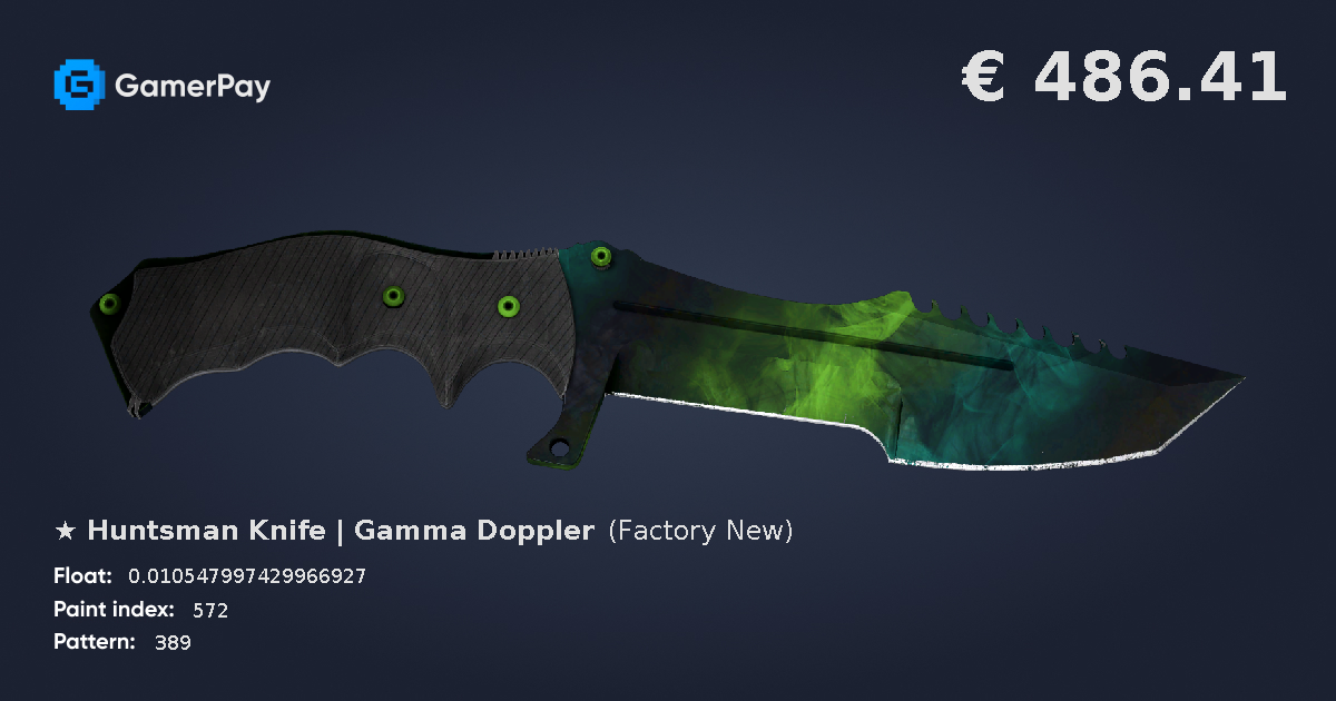 Huntsman Knife | Gamma Doppler Phase 4 on GamerPay