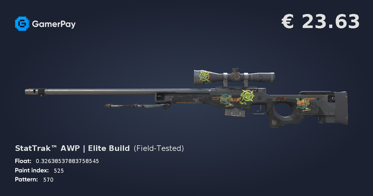 StatTrak™ AWP | Elite Build on GamerPay