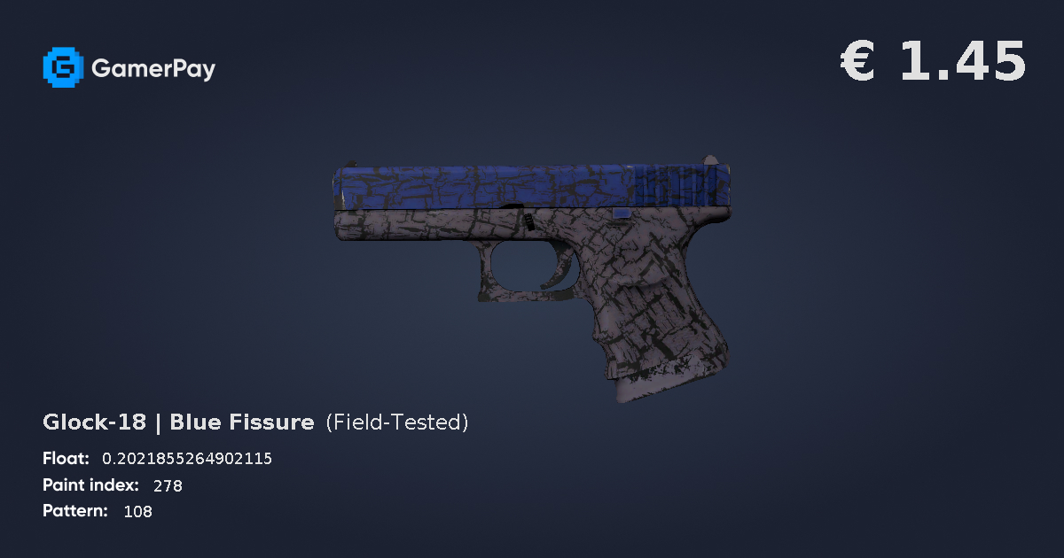 Glock-18 | Blue Fissure on GamerPay