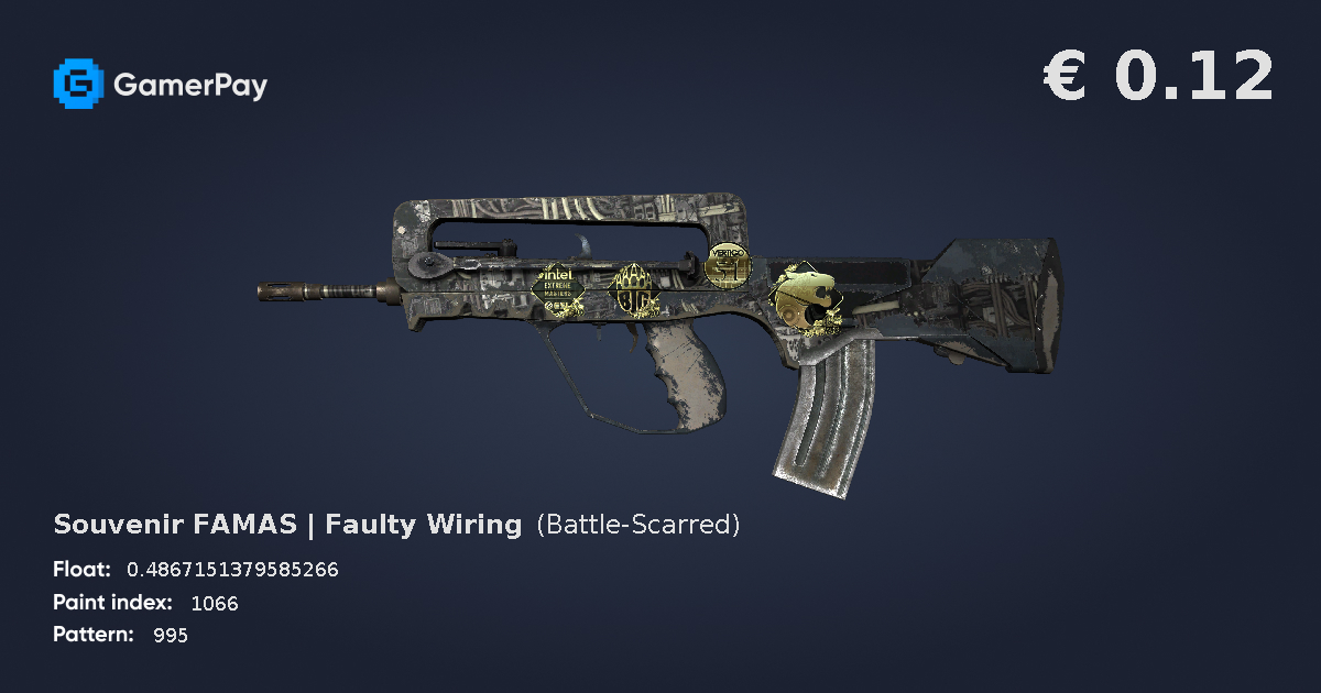 Souvenir FAMAS | Faulty Wiring on GamerPay