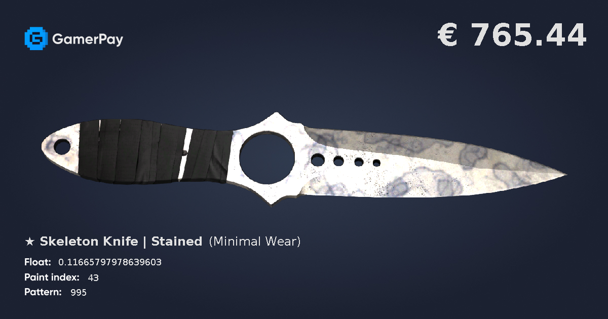 Skeleton Knife | Stained on GamerPay