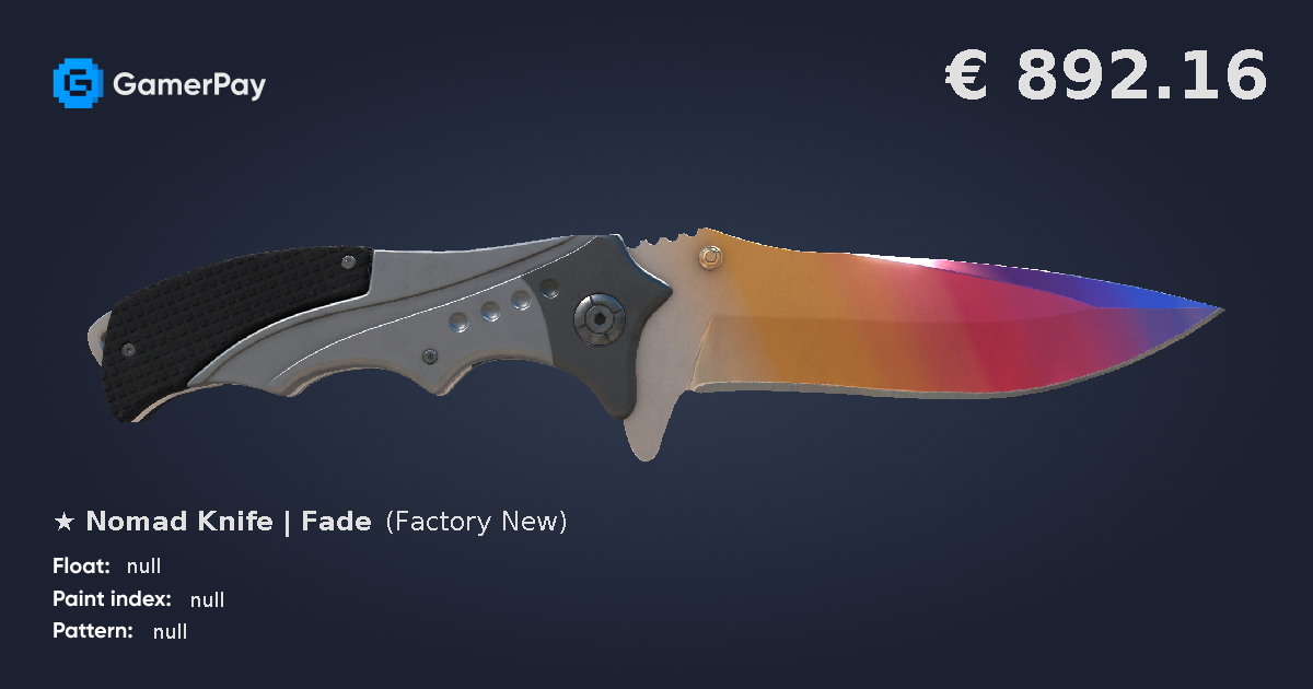 Nomad Knife | Fade on GamerPay
