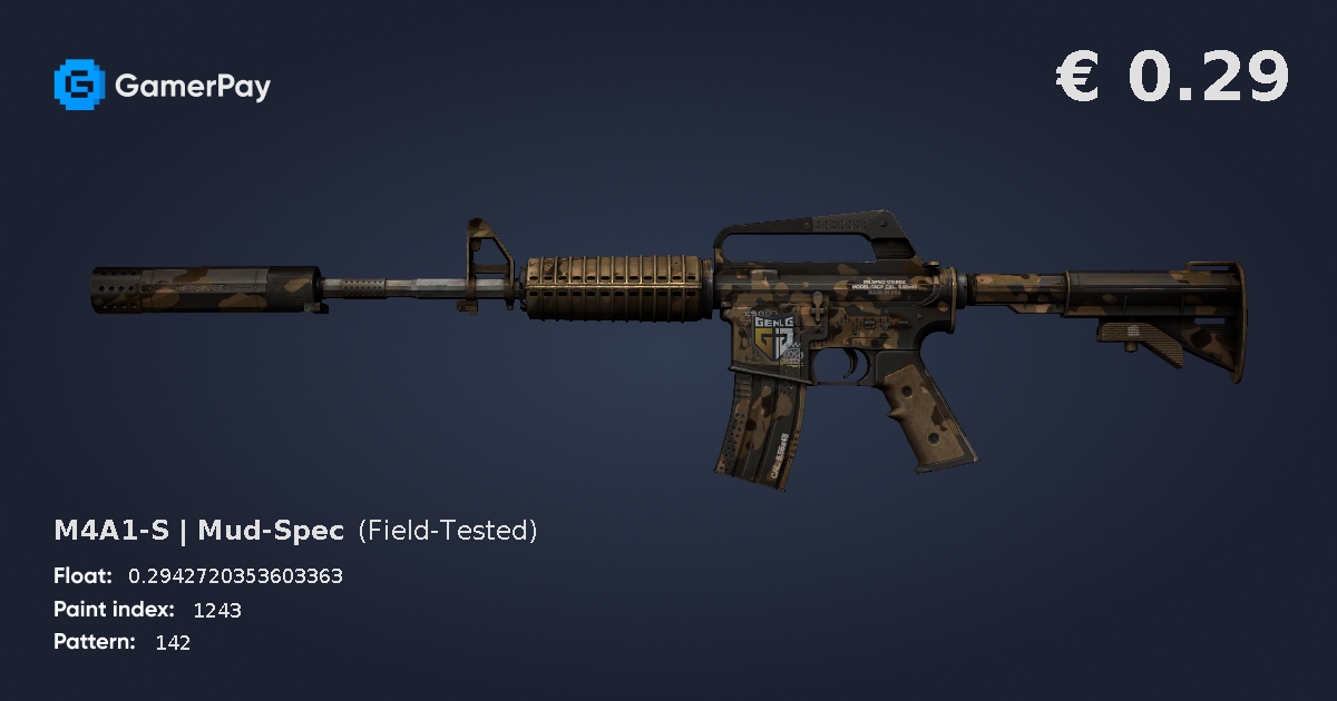 M4A1-S | Mud-Spec on GamerPay