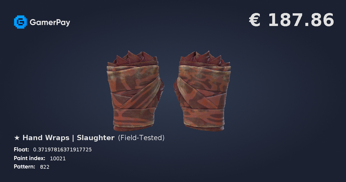 Hand Wraps | Slaughter on GamerPay