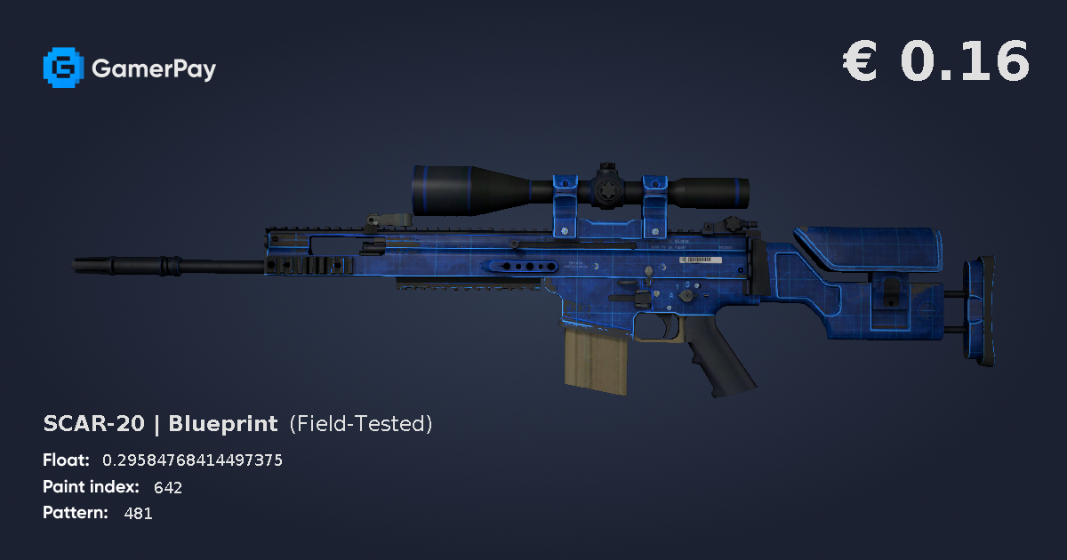 SCAR-20 | Blueprint on GamerPay