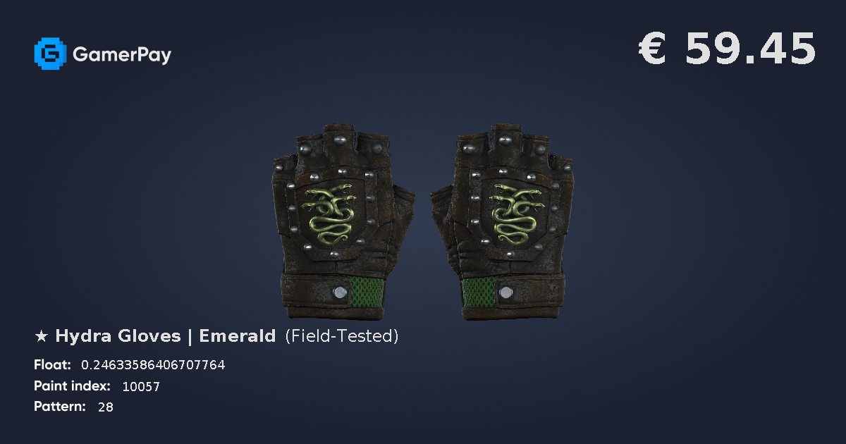 Hydra Gloves | Emerald on GamerPay