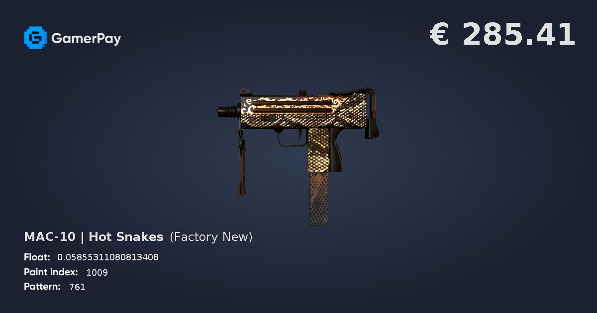 MAC-10 | Hot Snakes on GamerPay